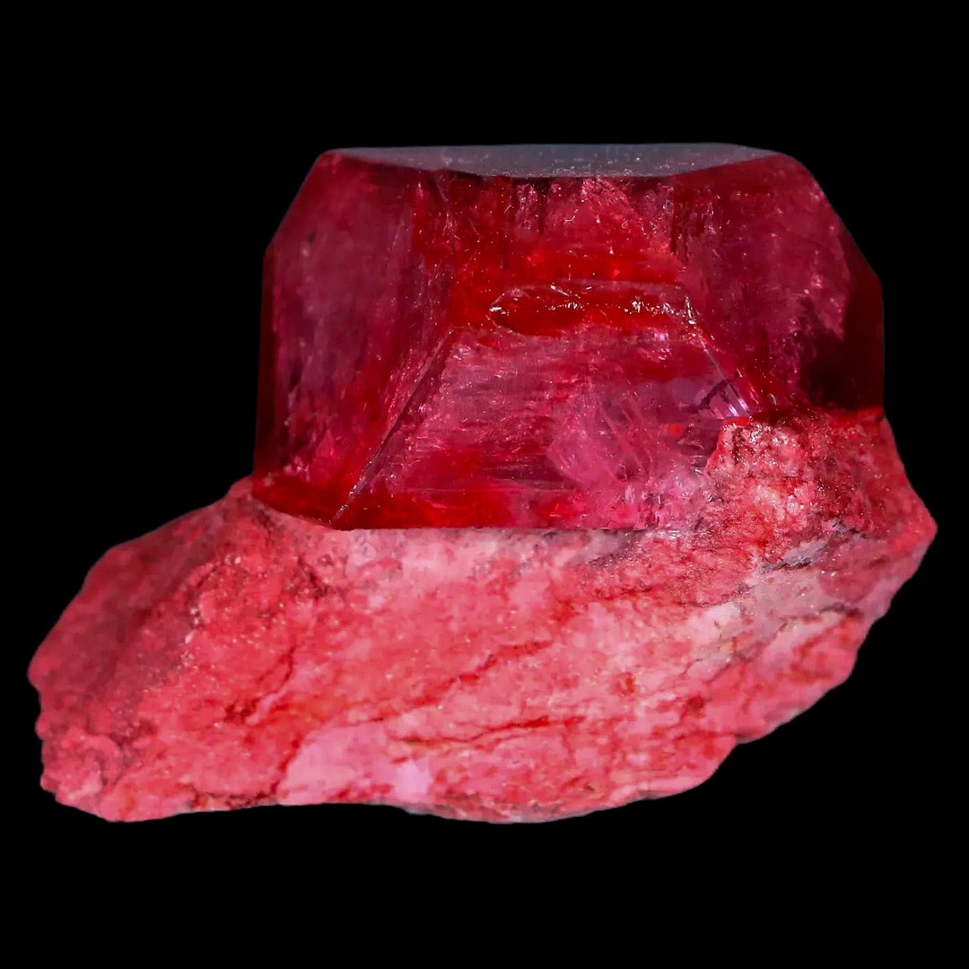 2.1" Stunning Ruby Alum Crystal Mineral Specimen Sokolowski Location ...