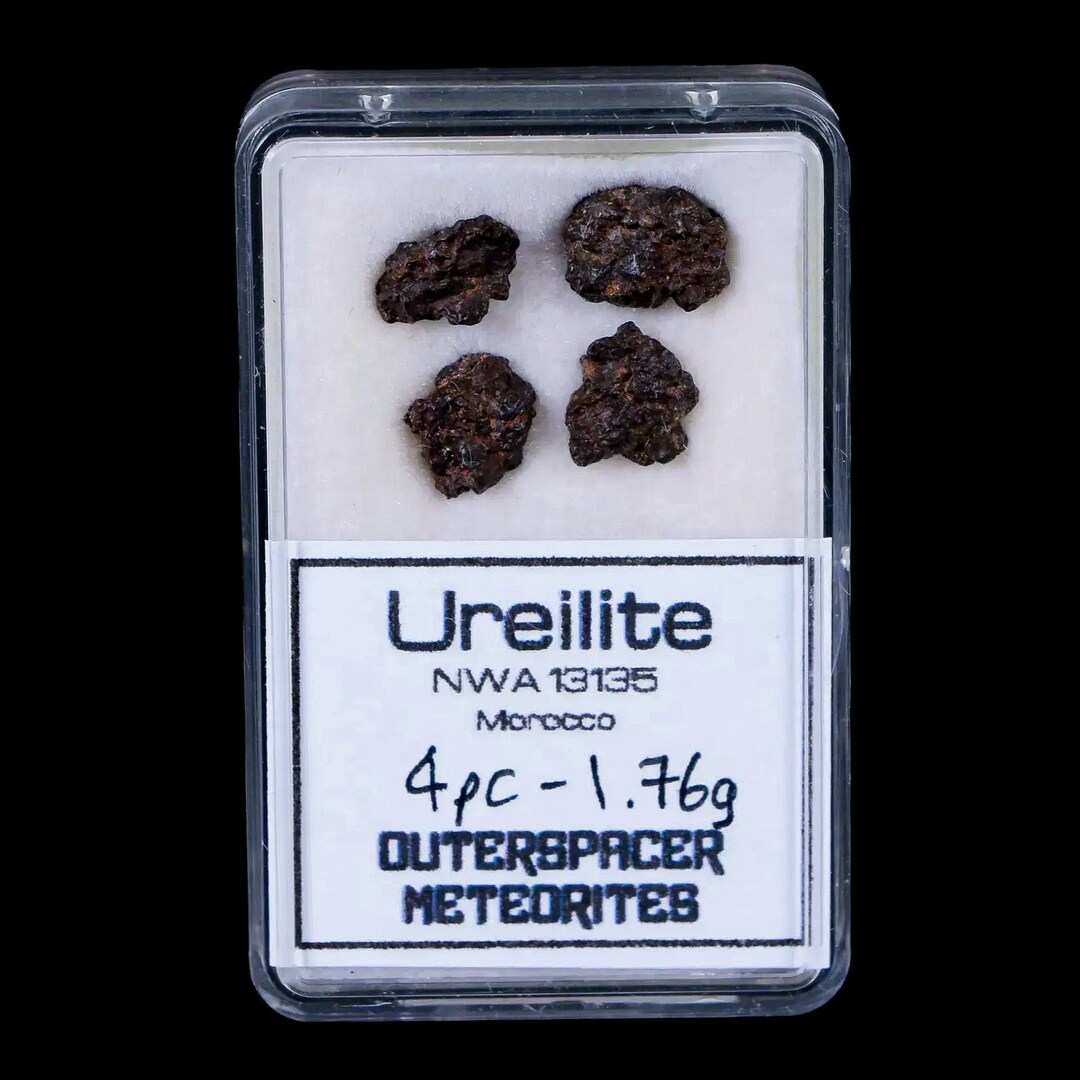 Ureilite NWA 13135 Meteorite Specimen Display Morocco Sahara - Etsy
