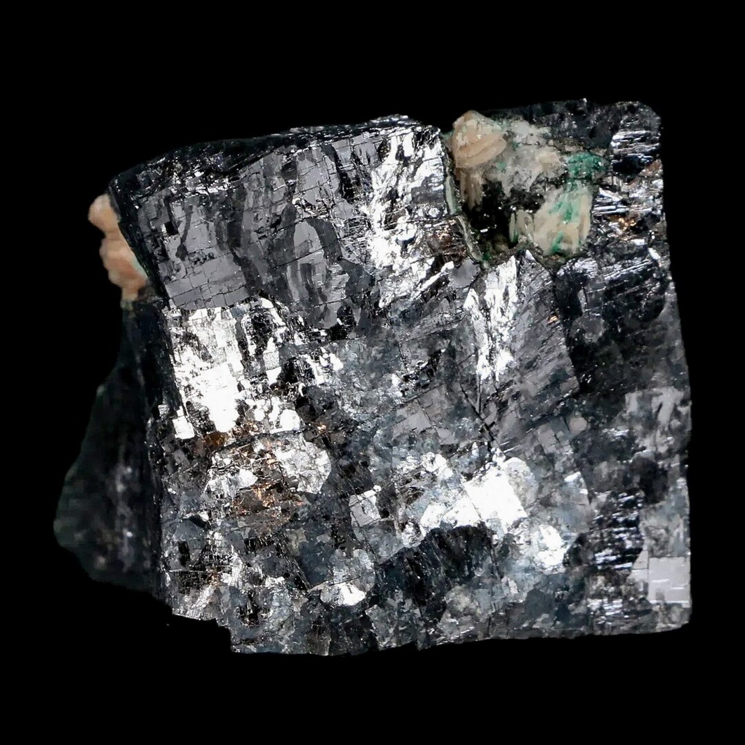1.6 Rough Natural Silver Metallic Galena Crystal Mineral Mibladen ...