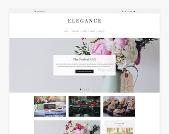 Essence Wordpress Blog Theme - Etsy