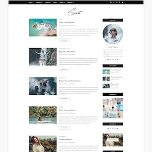 Spirit - Wordpress Blog Theme - Etsy