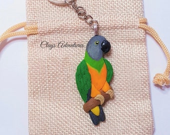 African Grey Parrot Christmas Ornament / Necklace / Magnet - Etsy