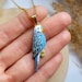 Budgie Parakeet (melopsittacus Undulatus) Necklace Handmade of Polymer ...