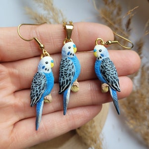 Budgie Parakeet (melopsittacus Undulatus), Handmade, Parrot Figurine ...