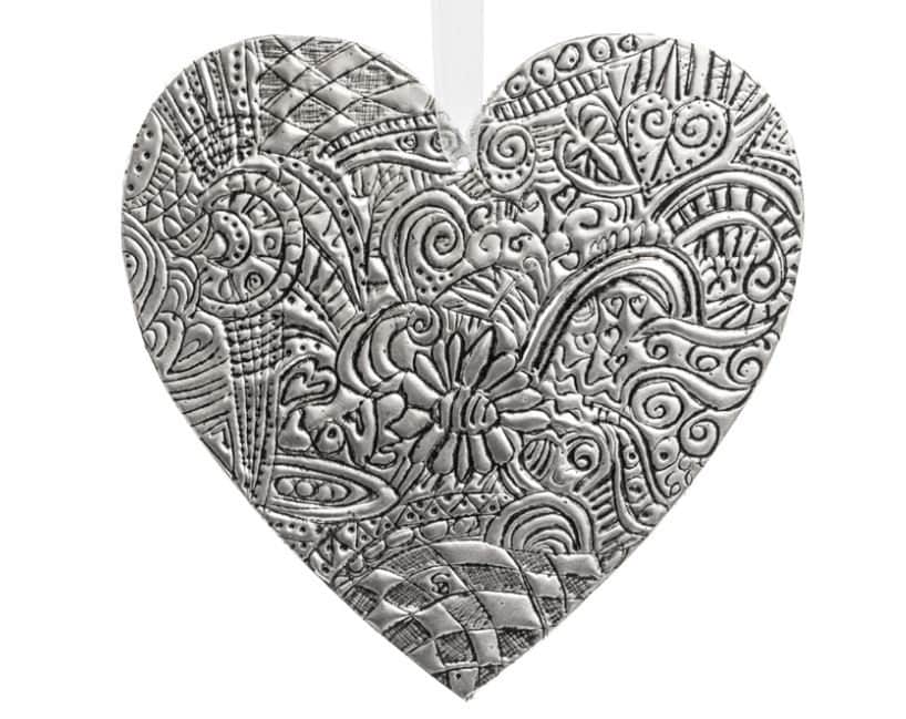 Embossed Metal Hanging Heart Kit - Etsy UK