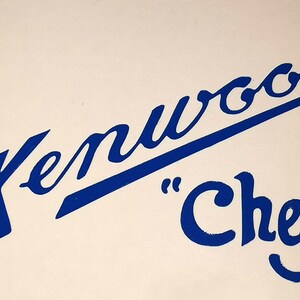 Kenwood Chef A700 A700A A700B A700D Logo Decal Sticker Transfer - Etsy