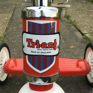 Triang Tri-ang Logo Shield Sticker Decal for Bikes Trikes Scooters Toys ...