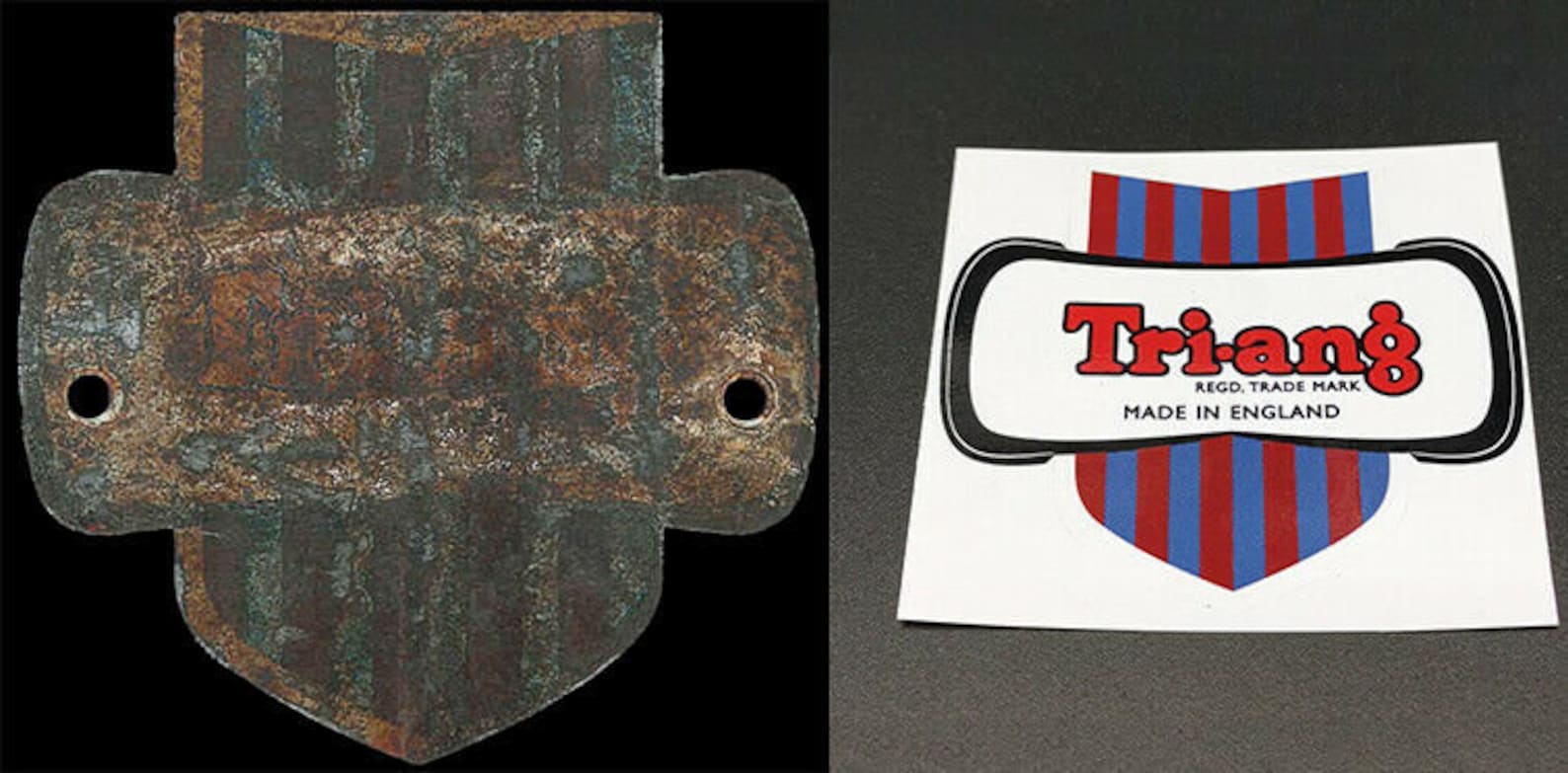 Triang Tri-ang Logo Shield Sticker Decal for Bikes Trikes Scooters Toys ...