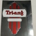 Triang Tri-ang Metallic Logo Sticker Decal for Bikes Trikes Scooters ...