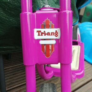 Triang Tri-ang Metallic Logo Sticker Decal for Bikes Trikes Scooters ...