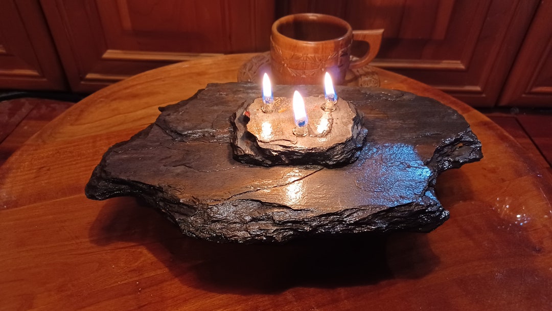 Candle Handmade Rock Candle Stone Candle Oil Candle Oil - Etsy