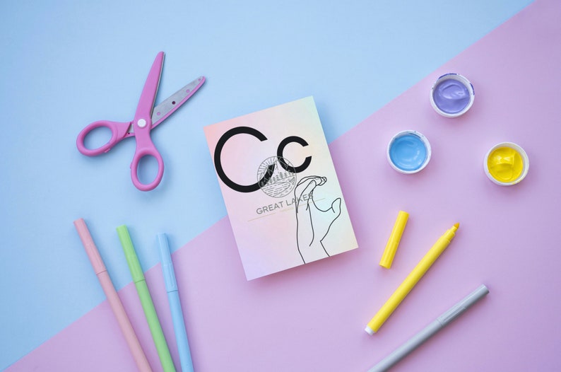 Rainbow Watercolor ASL Alphabet Classroom Posters - Etsy