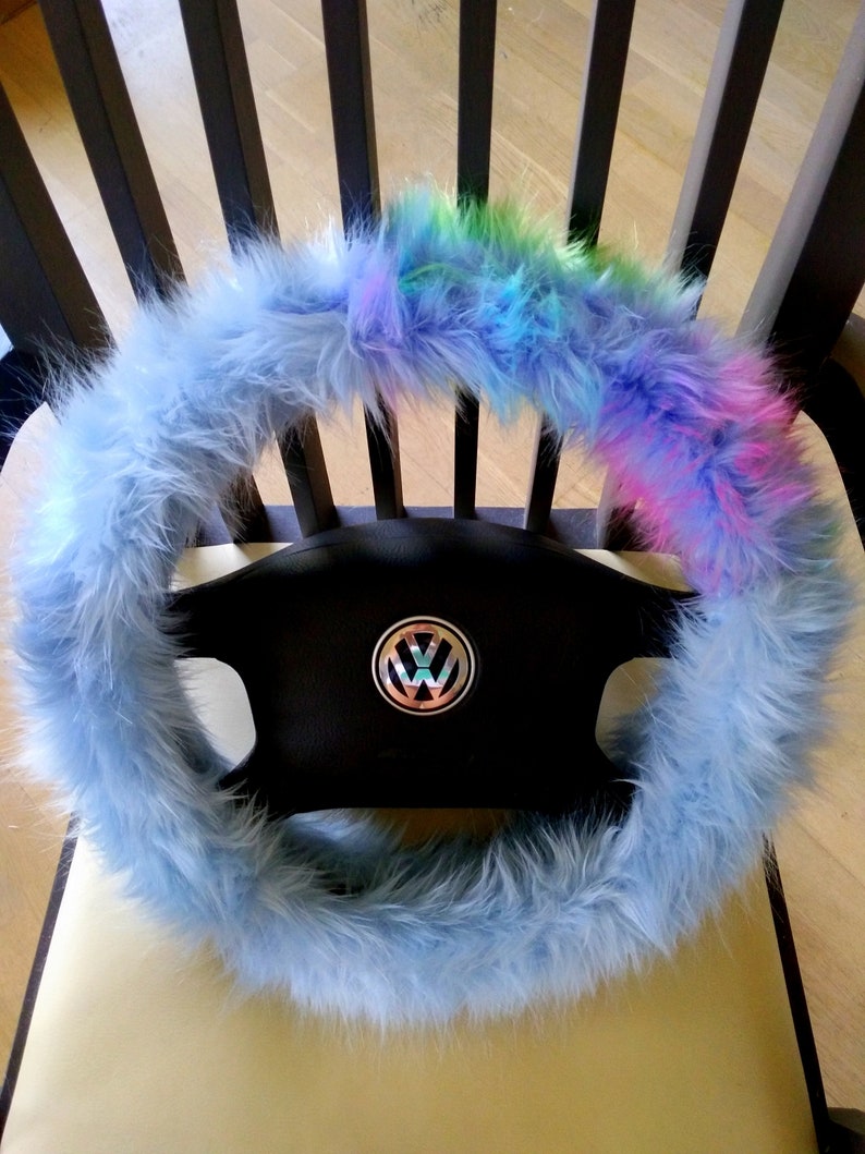 Fuzzy Car Accessories Steering Wheel Cover Gear Shift Knob | Etsy