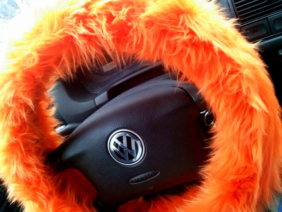Fuzzy Car Accessories, Steering Wheel Cover, Gear Shift Knob Cover ...