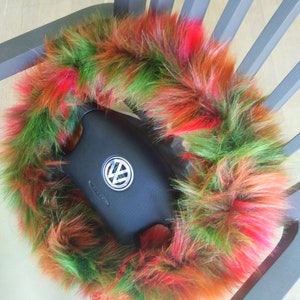 Fuzzy Car Accessories, Steering Wheel Cover, Gear Shift Knob Cover ...