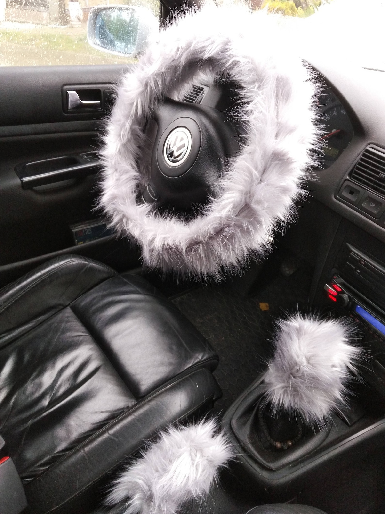 Fuzzy Car Accessories Steering Wheel Cover Gear Shift Knob - Etsy