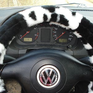 Fuzzy Car Accessories: Steering Wheel Cover Set - Etsy