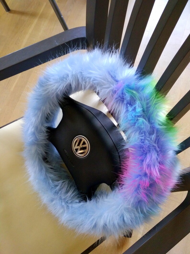 Fuzzy Car Accessories Steering Wheel Cover Gear Shift Knob | Etsy