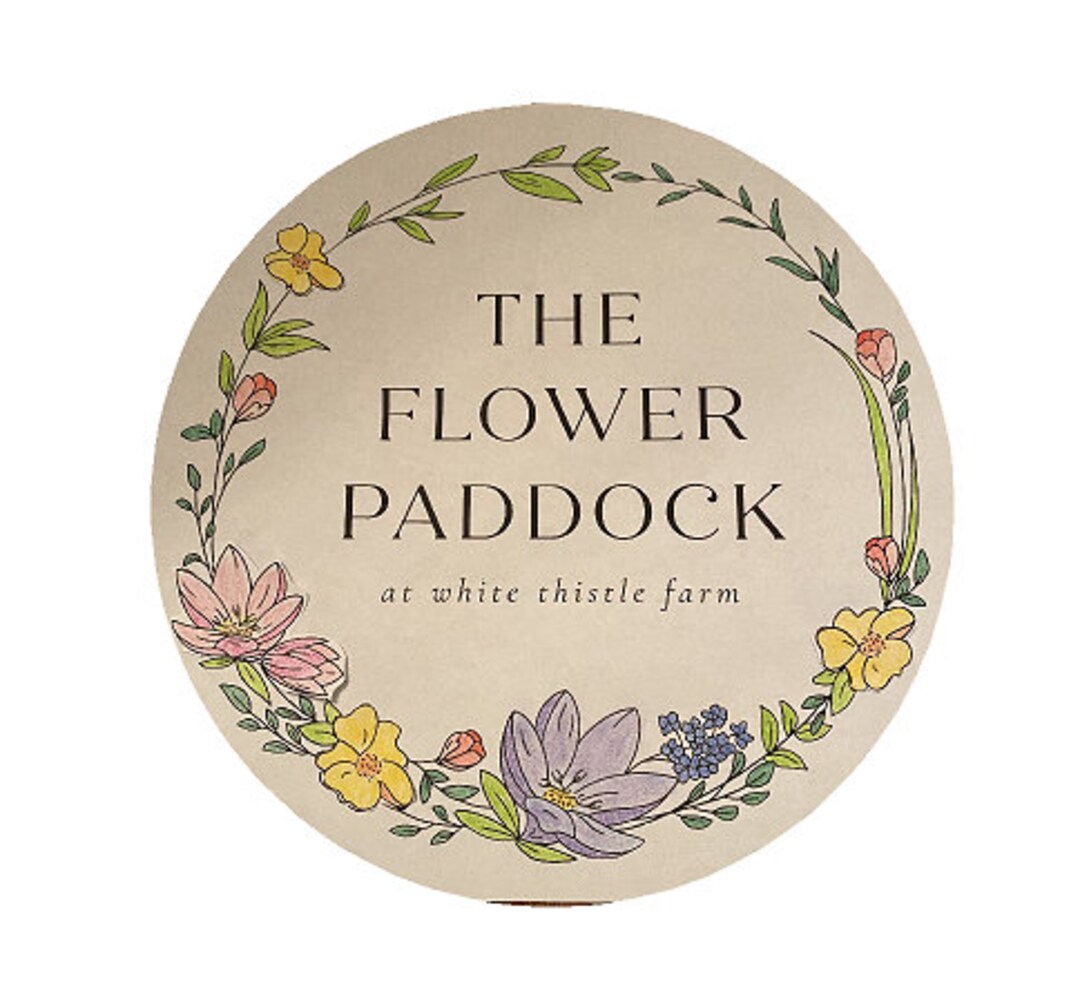 Reserved Custom Wooden Hand Painted Sign for the Flower Paddock - Etsy