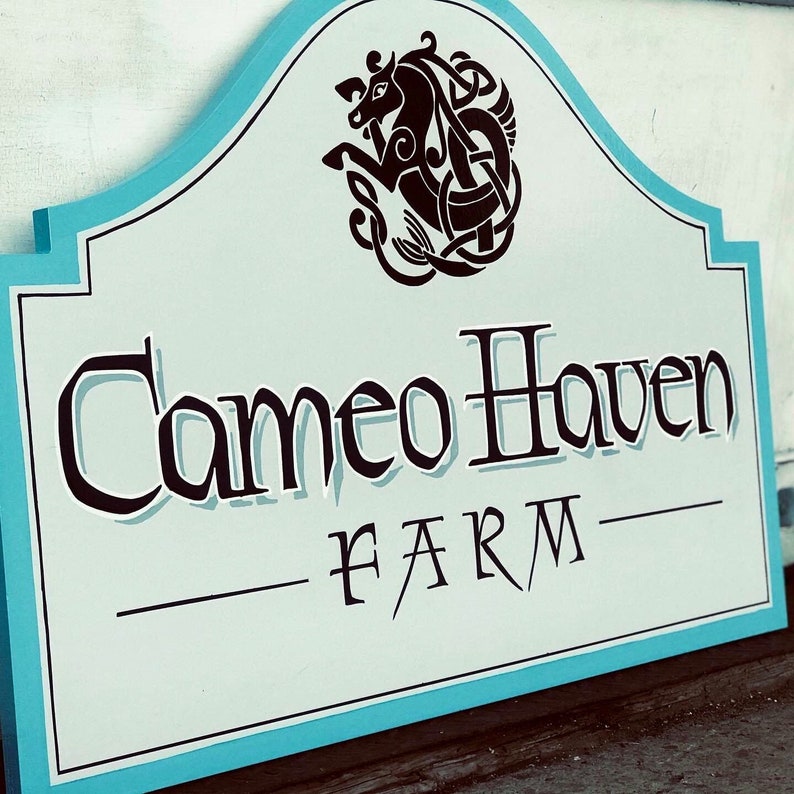Outdoor Custom Sign for Business Farm Sign Wooden Sign Hand - Etsy
