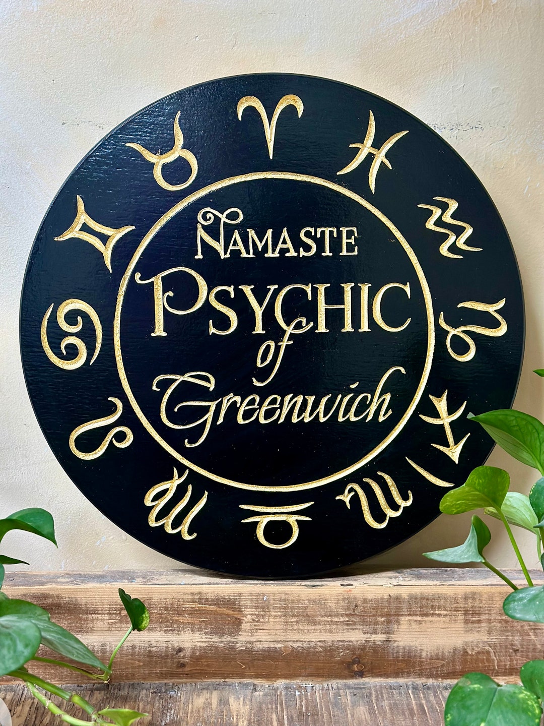 Custom Carved HDU Sign, Sign for Your Business, 23K Gold Leaf Sign ...