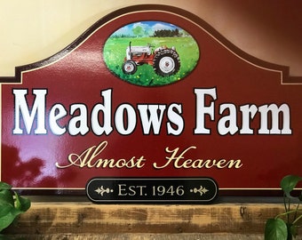 Hand Painted Business Sign - Etsy