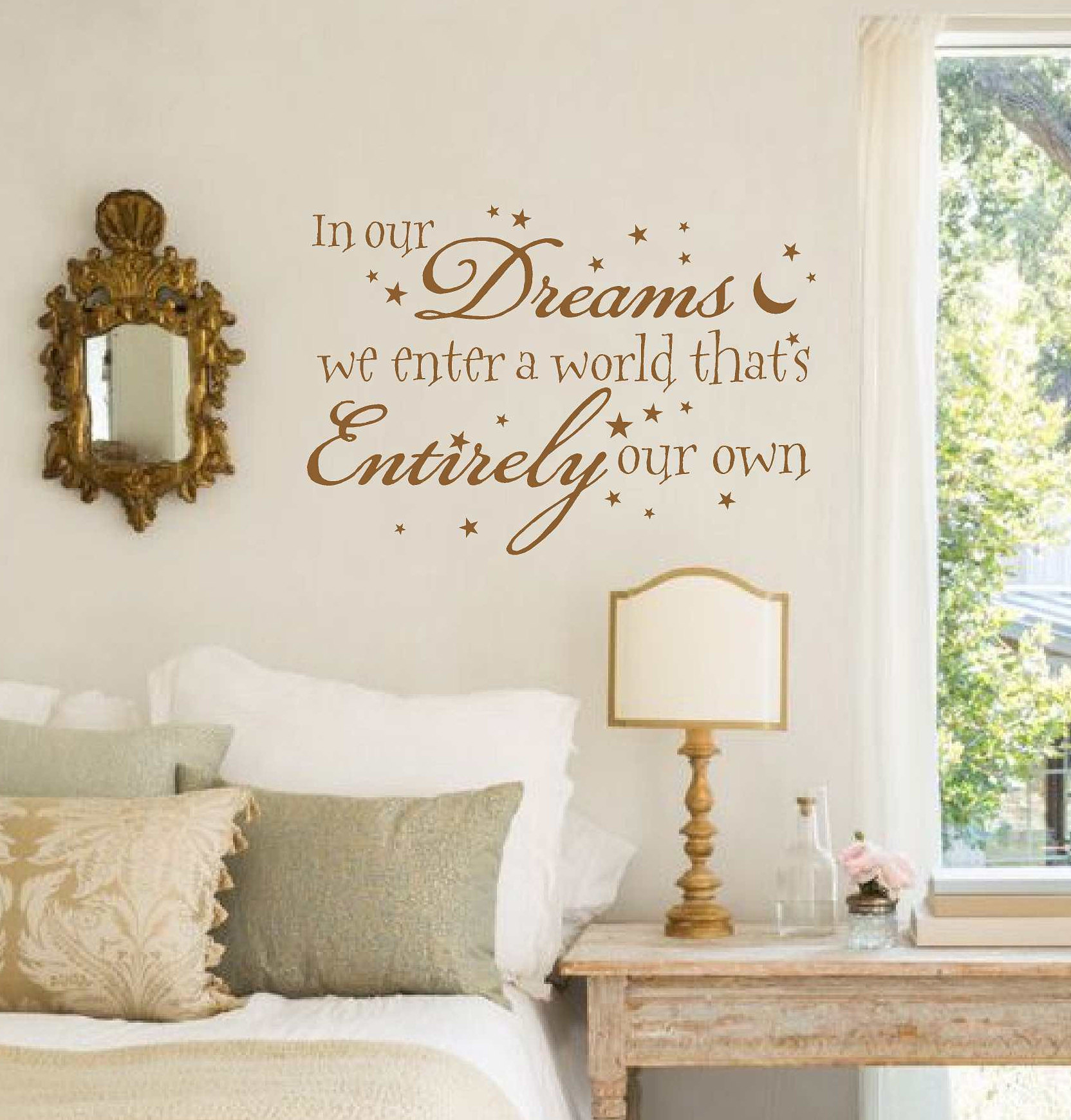 In Our Dreams Wizard Wall Decal, Childs Bedroom Wall Decor, Vinyl ...