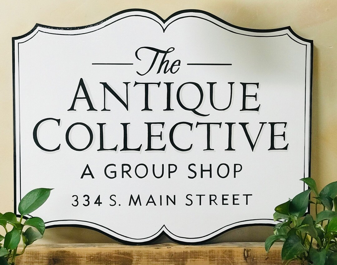 Custom Wooden Hand Painted Sign, Antique Sign , Store Front Sign, MDO ...