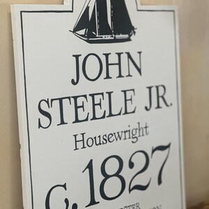Outdoor Custom Historical House Plaque, Hand Painted Wood Sign - Etsy