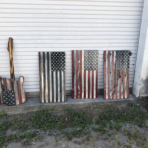 Rustic American Flag, Rustic Flag, American Flag, Wood American Flag ...