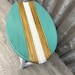 18 Inch Tall, 24 Inch Tall, Surfboard Table, End Table, Surfboard End ...