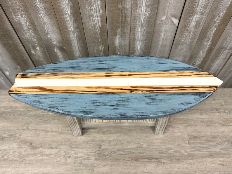 4 Foot Surfboard Table, Coffee Table, Made in North Carolina, Carolina ...