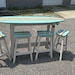 6 Foot Surfboard Table With 4 Stools, Bar Height Table, 42" Tall, Pub ...