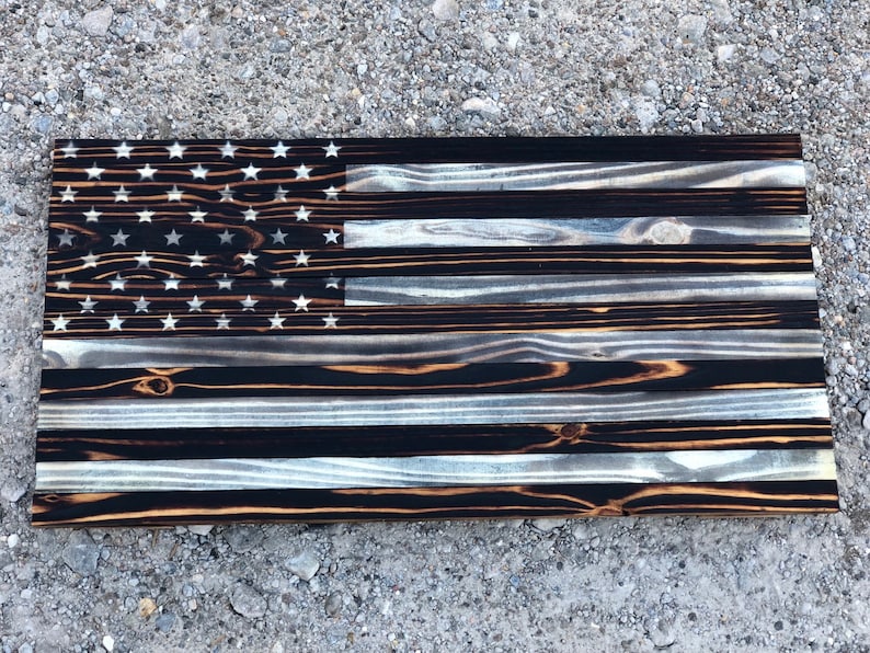 Rustic American Flag, Rustic Flag, American Flag, Wood American Flag ...