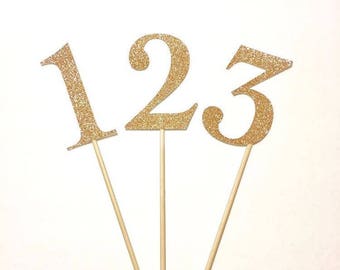 Centerpiece numbers | Etsy