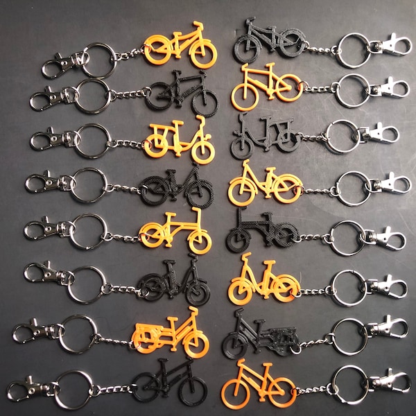 Bicycle Keychain - Etsy