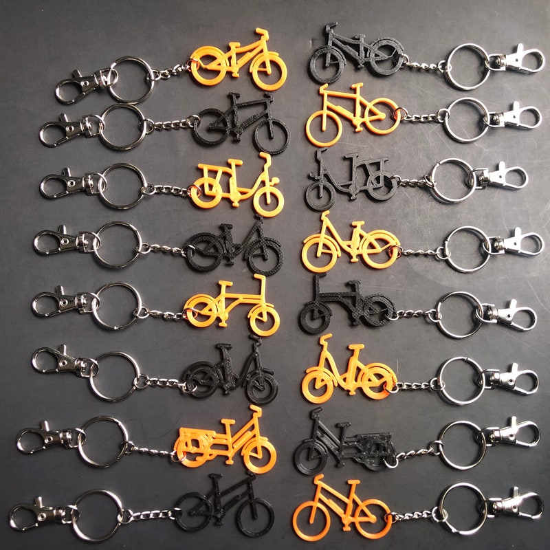 Bicycle Keychain - Etsy