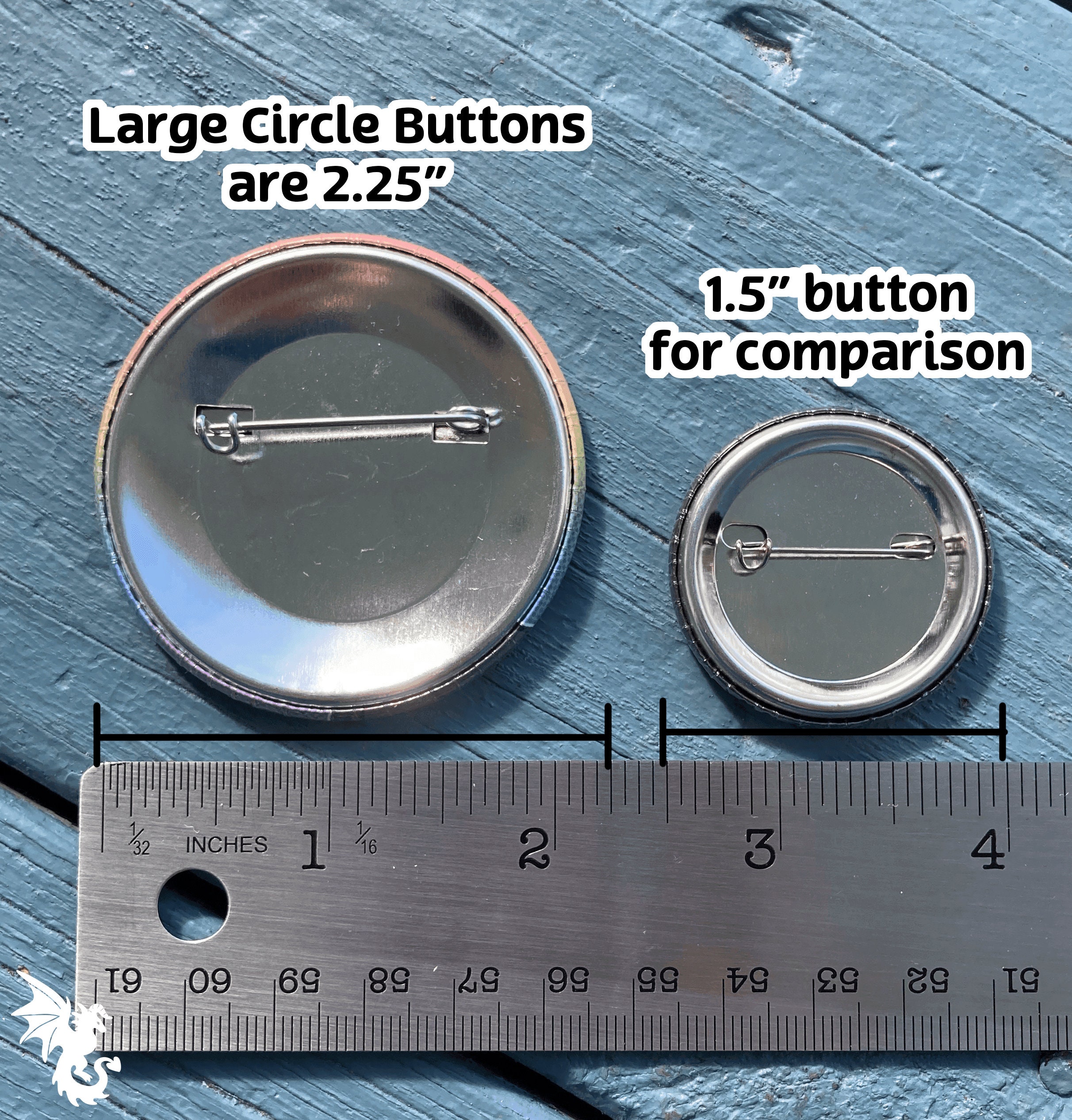 Custom Pronoun Buttons 2.25 Dragon Pronoun Pin Badge - Etsy