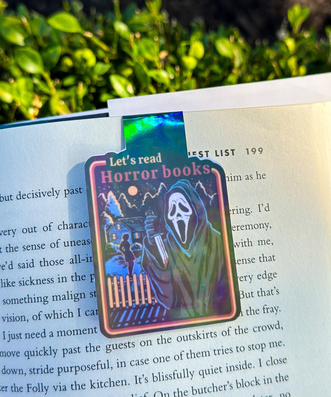 Magnetic Bookmark, Horror Junkie Bookmark, Horror Bookmark, Horror ...