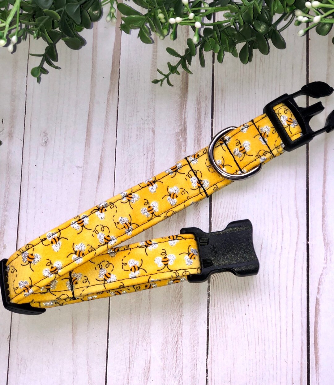 Bee Dog Collar, Spring Dog Collar, Spring Collar, Summer Dog Collar ...