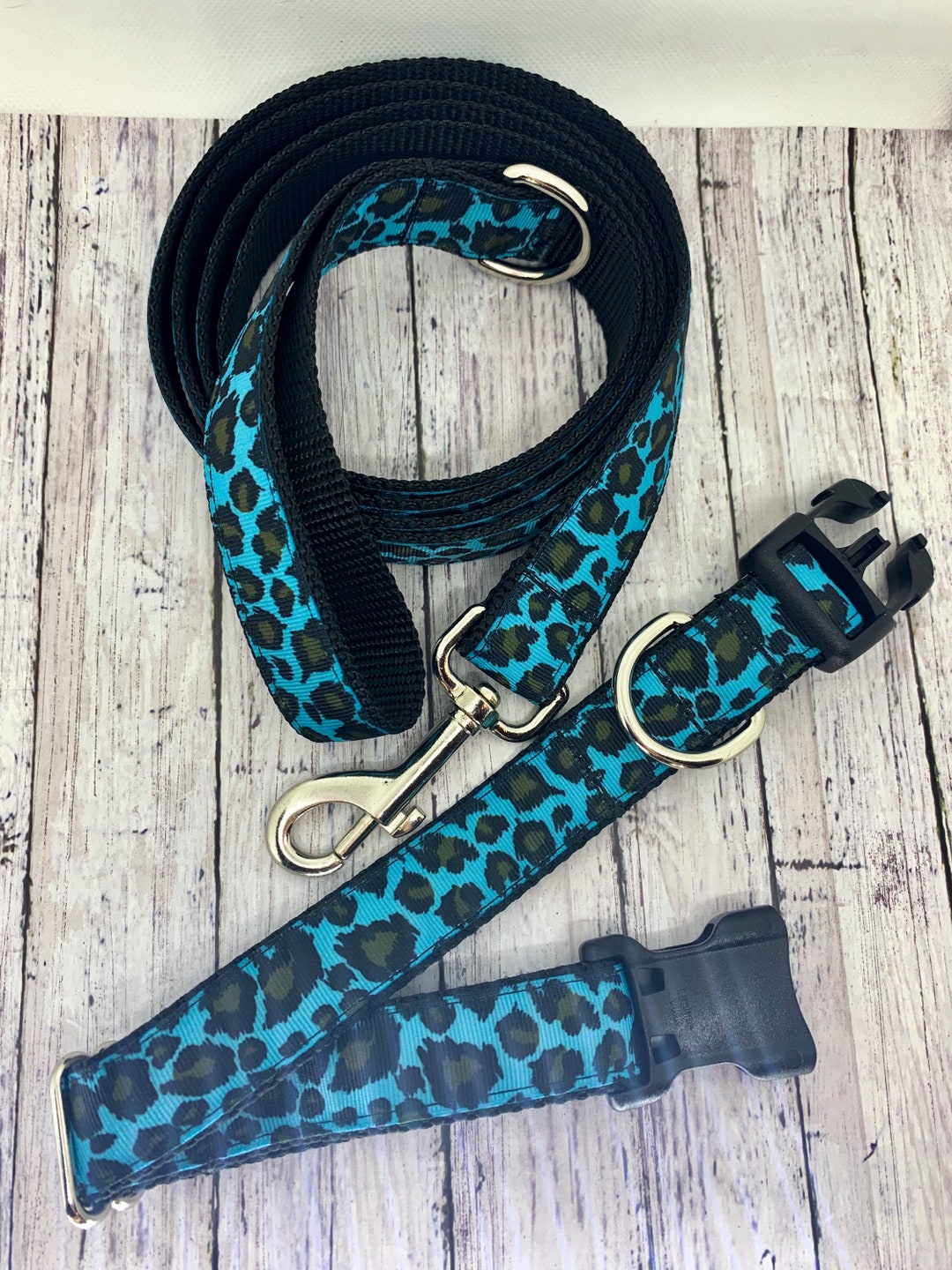 Leopard, Leash/collar Combo, Cheetah Print, Pet Accessories, Dog ...