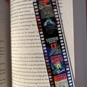 Stephen King Book Mark, Horror Junkie Bookmark, Horror Bookmark, Horror ...