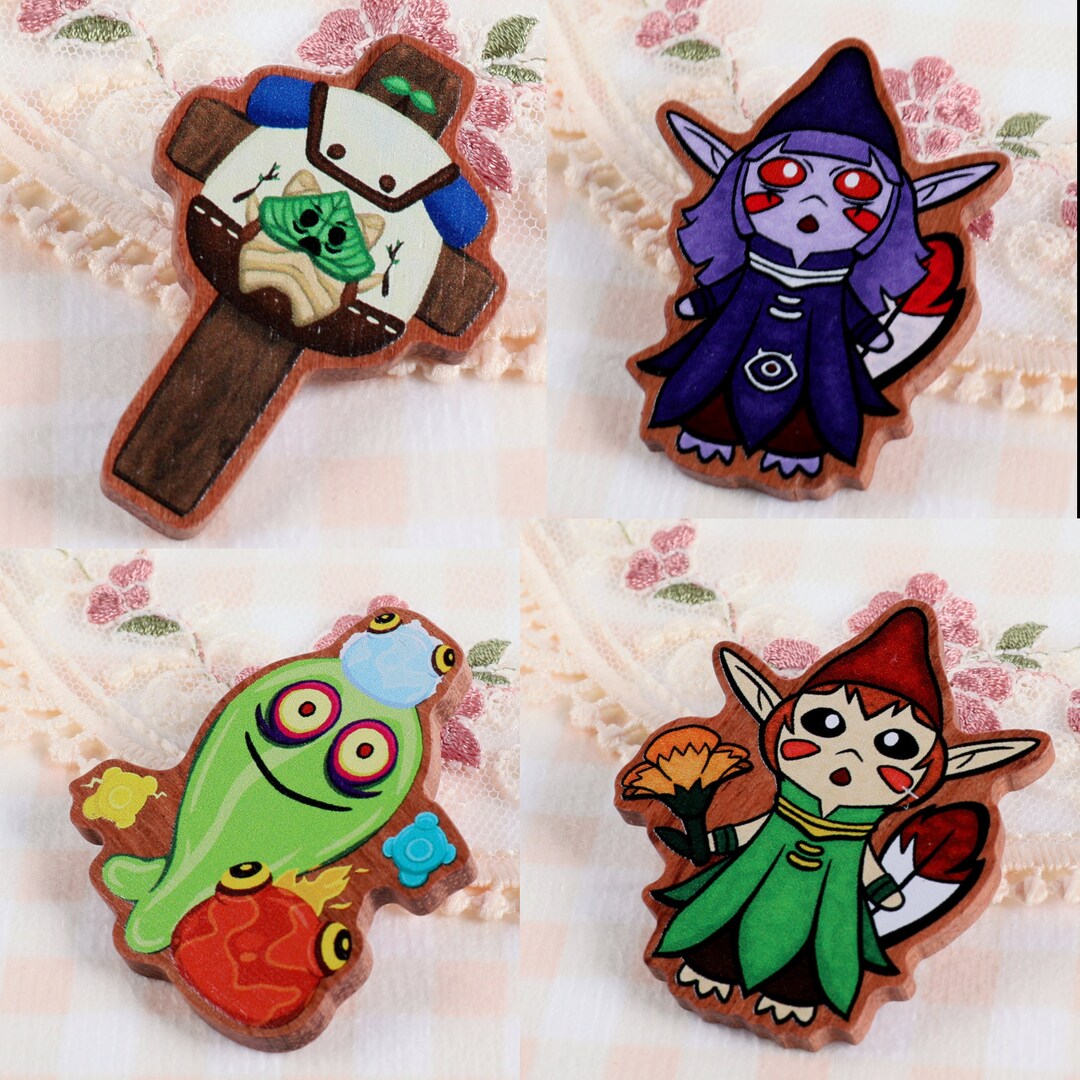 Zelda 2 Inch Wooden Charms - Etsy