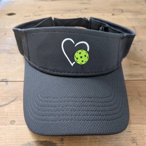 Open Heart Pickleball Visor - Etsy