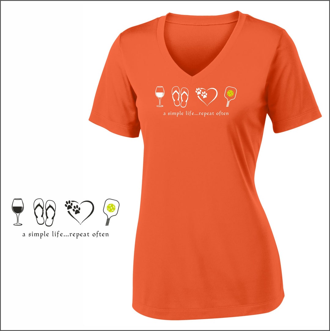 Simple Life - Womens Pickleball Shirt - Etsy