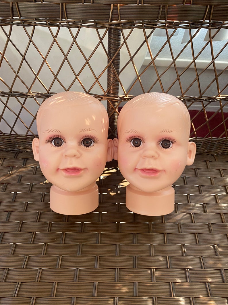 Tabletop Mannequin Displays, Twin Heads - Etsy
