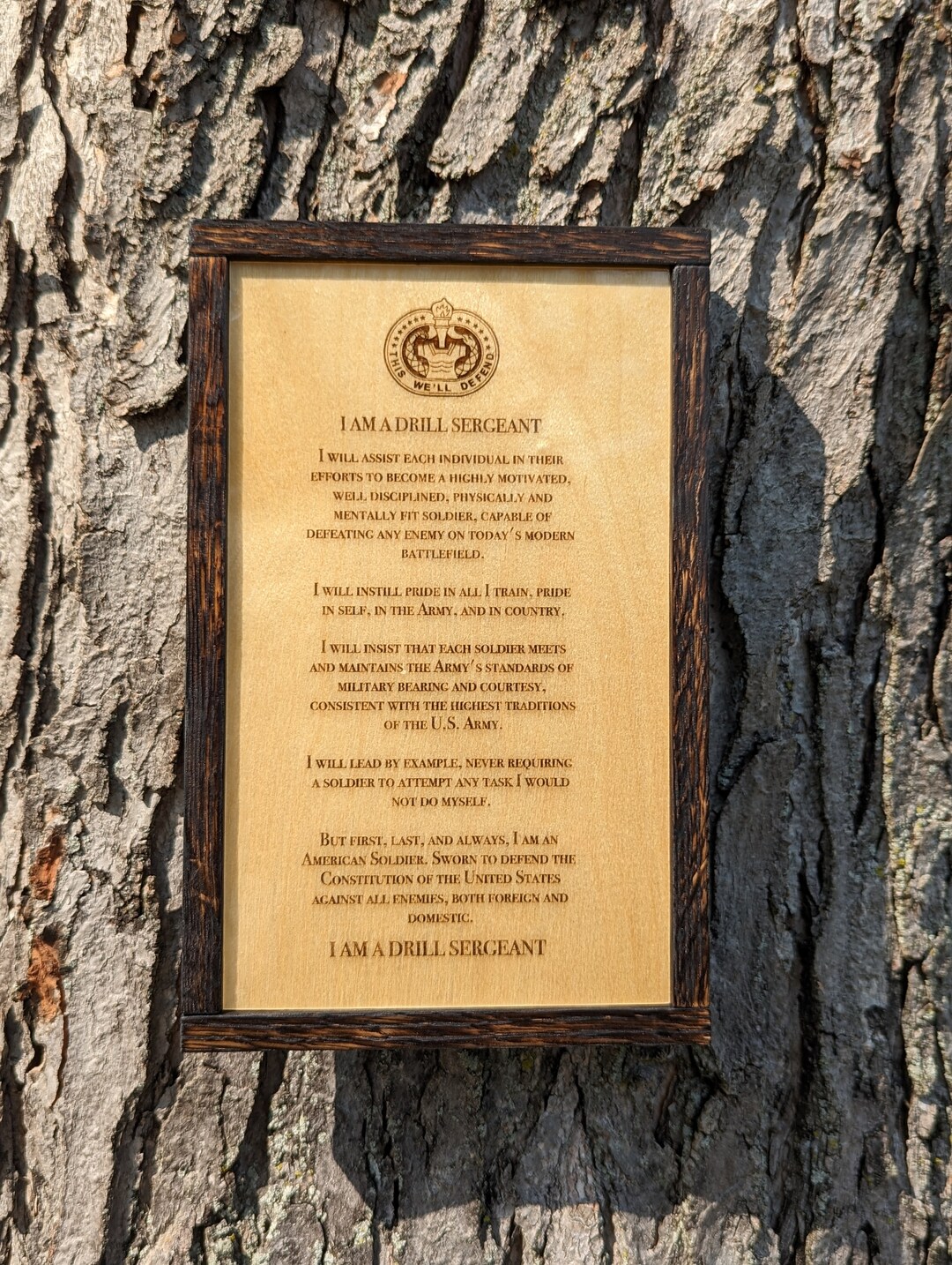 Drill Sergeant Creed - Etsy