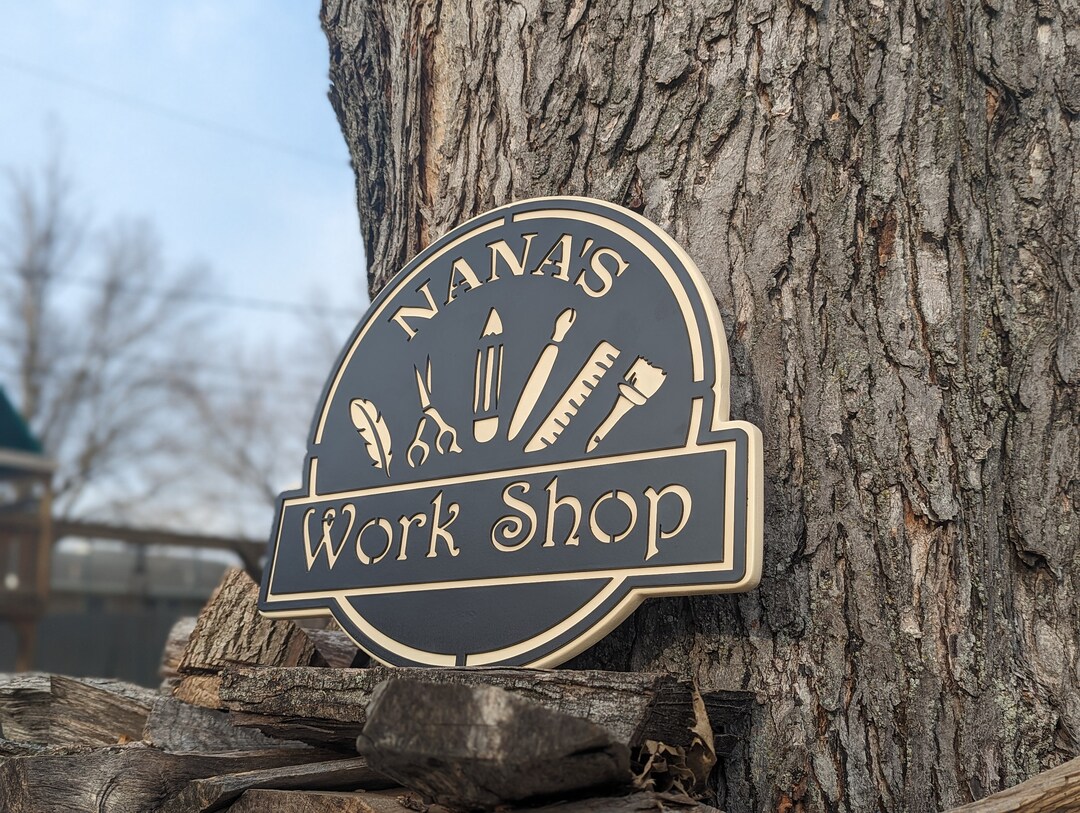 Workshop Sign, Arts and Crafts Workshop Sign - Etsy