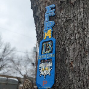 Sigma Gamma Rho Sorority Custom Greek Paddle - Etsy