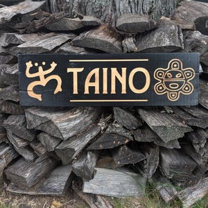 Rustic Taino Sign | Sol and Coqui | Rustic Home Decor | Sol Taino - Etsy